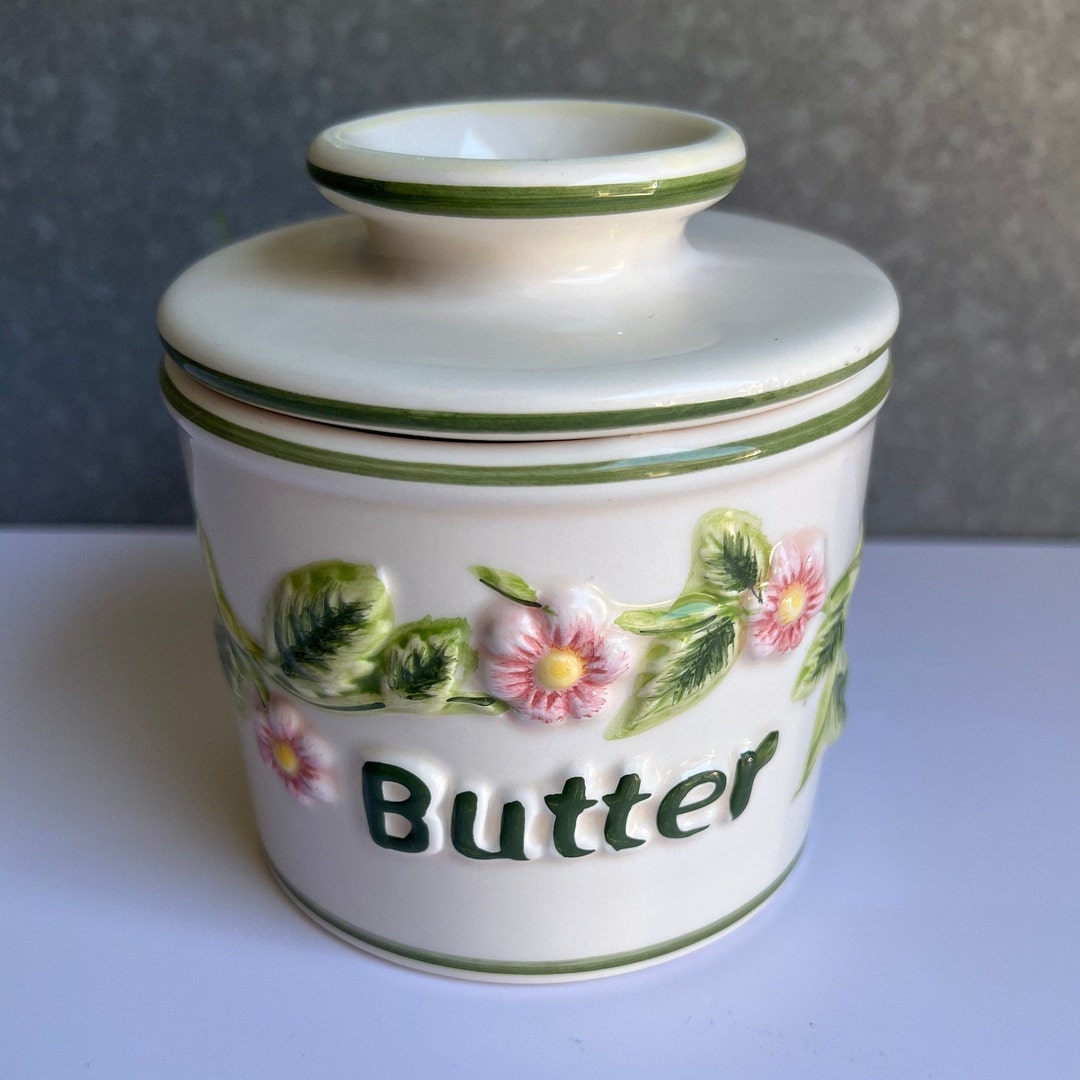 Original Vintage Butter Bell With Flowers - Etsy