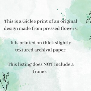 Pressed Flower Whale Fine Art Print - Etsy