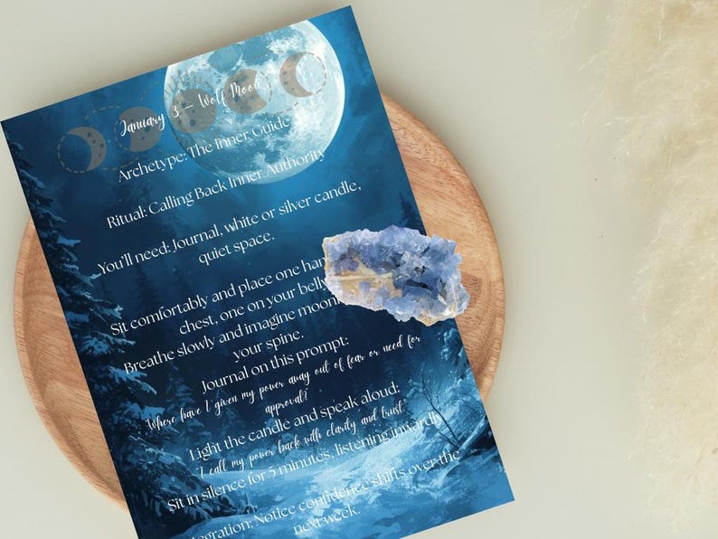 Digital Full Moon Rituals for 2026 With 13 Full Moon Rituals and Tips ...