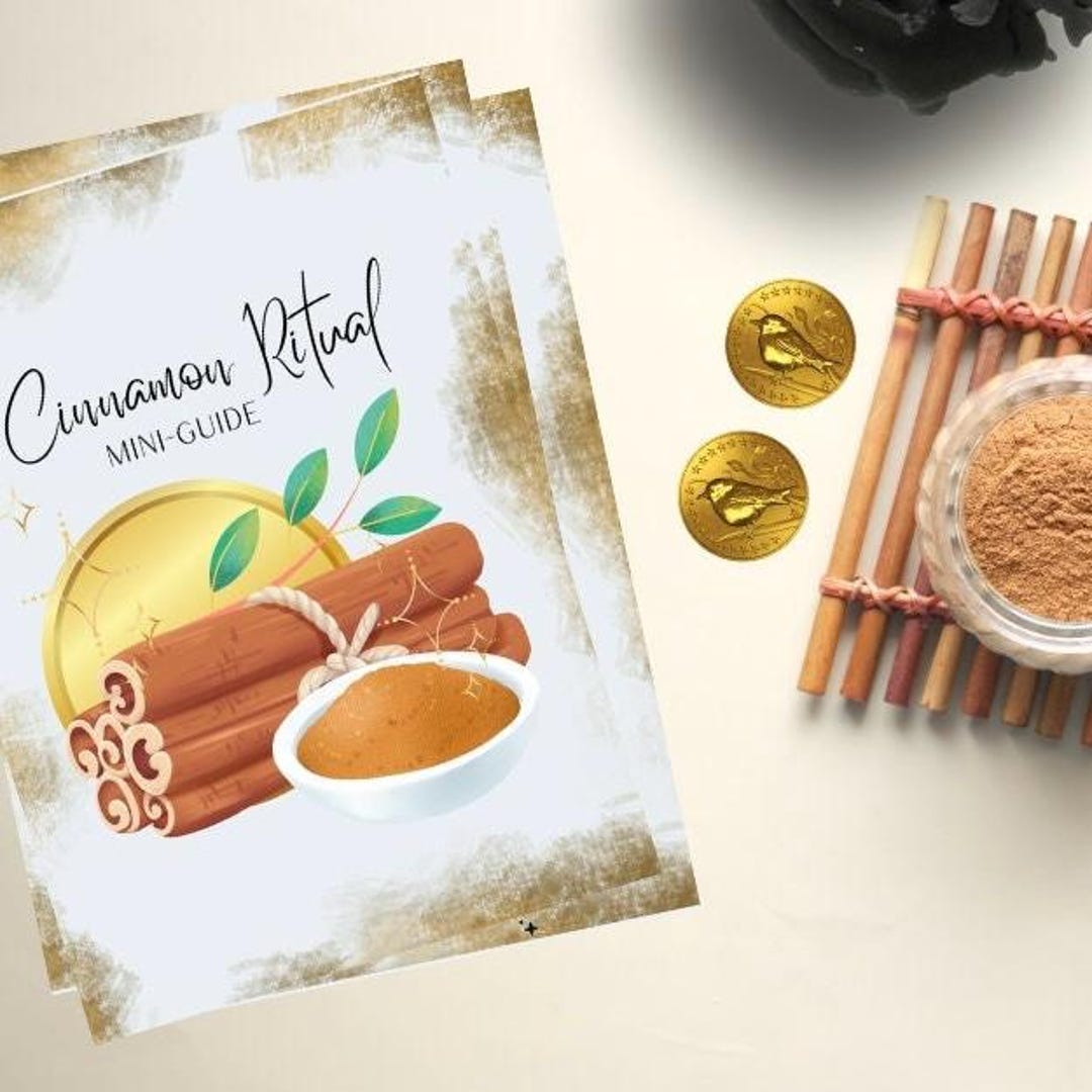 Cinnamon Ritual Guide Digital Downloadable Mini Guide for Manifesting ...