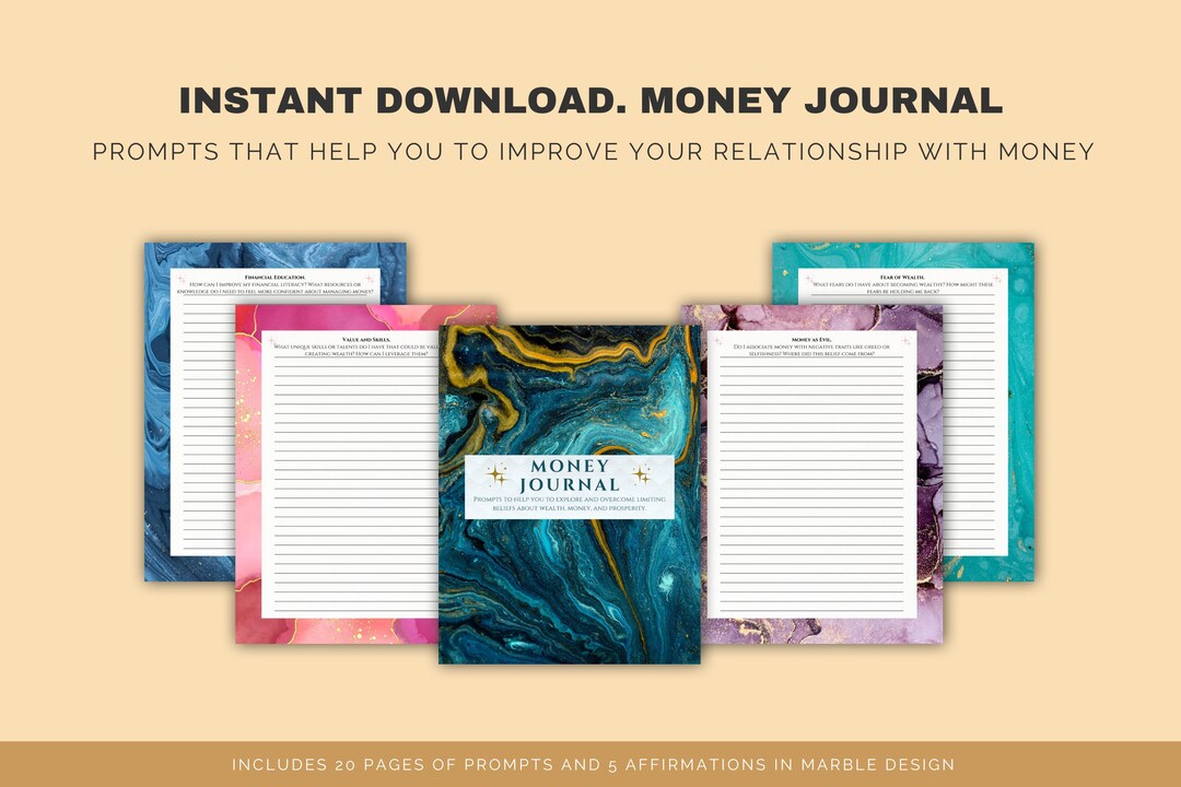 Money Manifestation Journaling Prompts: Wealth, Prosperity, Abundance ...