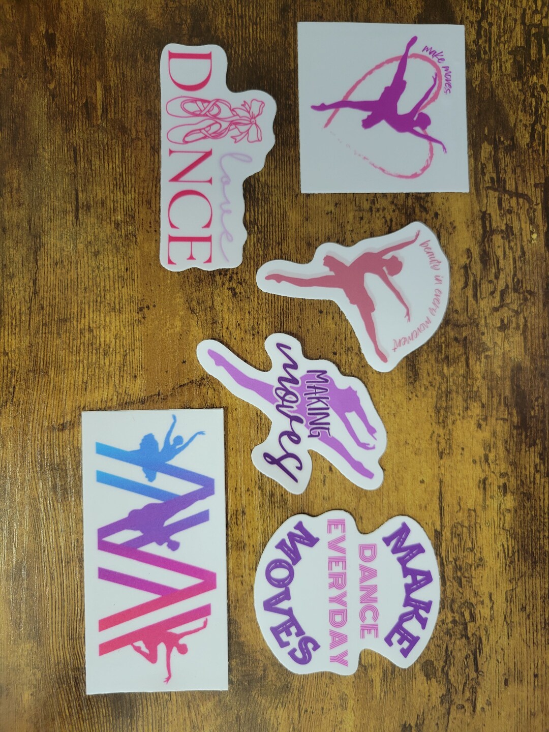 Dance Stickers, Dance Decals, Love Dance, Dancer Gifts, Ballerina - Etsy