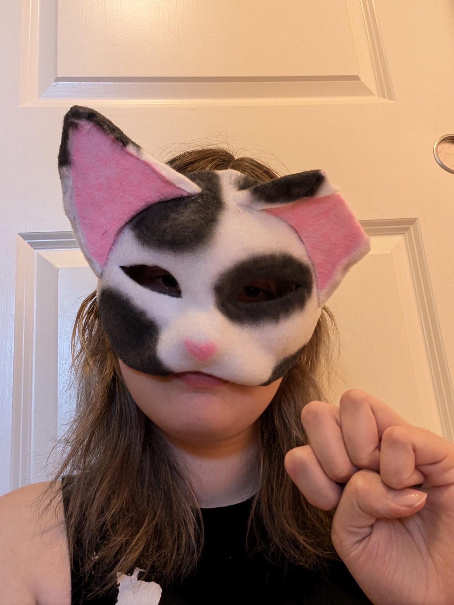 Airbrushed Cat Therian Mask - Etsy