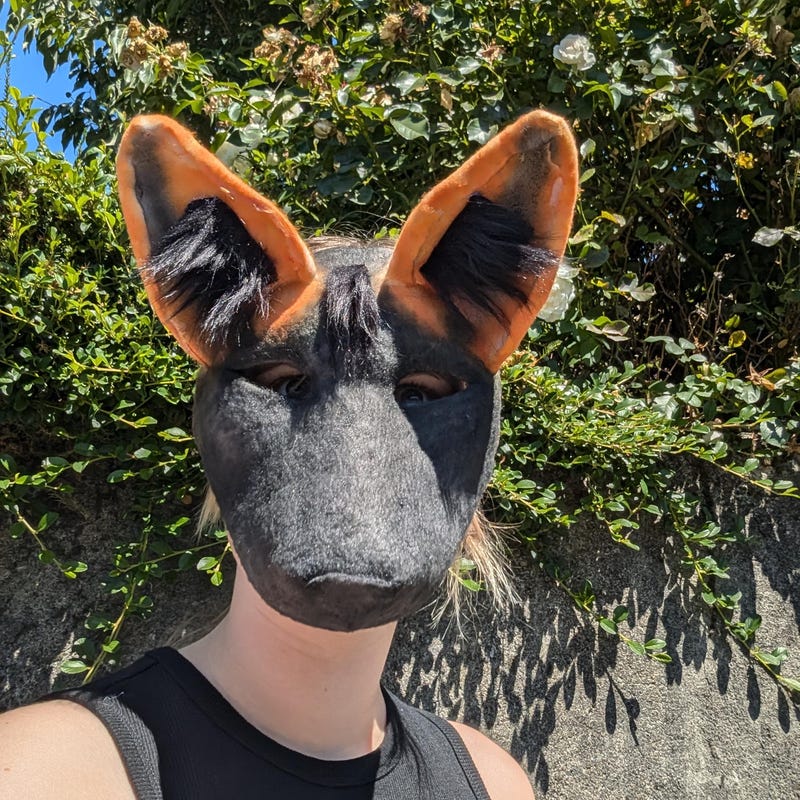 Therian Fox Mask - Etsy