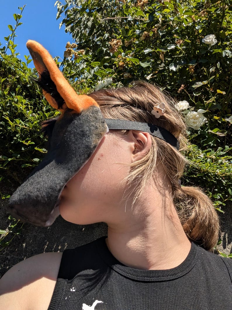 Airbrushed Cross Fox Therian Mask - Etsy