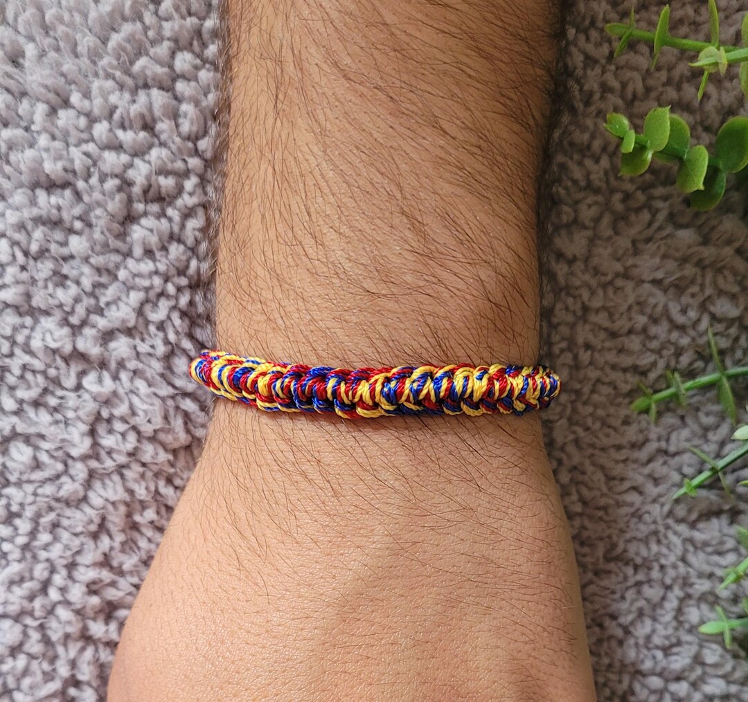 Colombian Bracelet, Colombian Flag Bracelet, Pulsera De Colombia ...