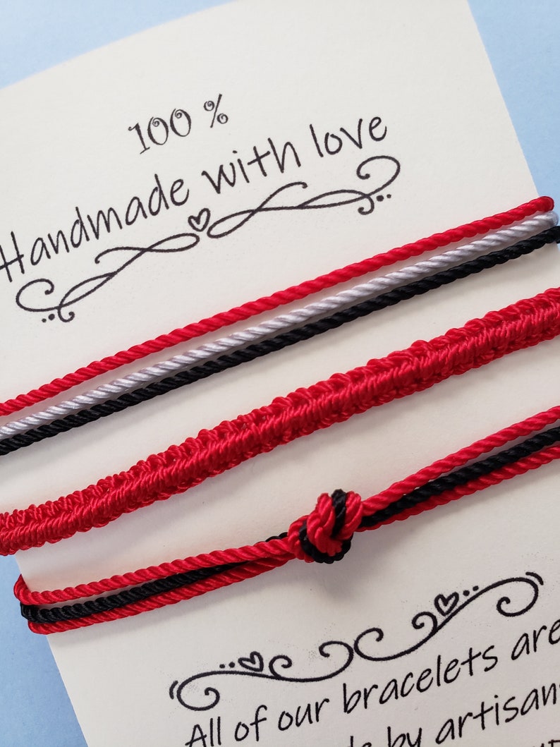 Friendship Bracelets Handmade Set of 3,adjustable, Boho Bracelet, Best ...