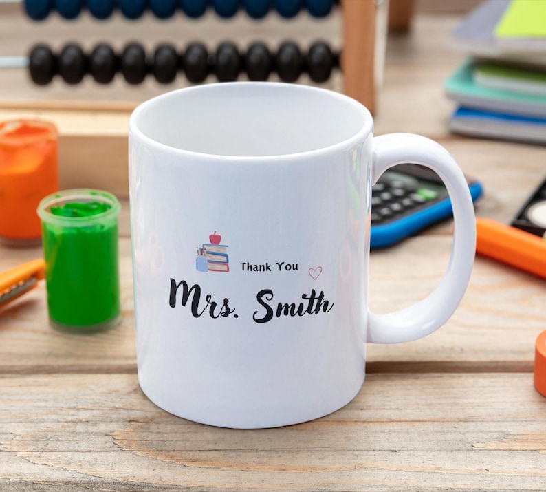Custom Teacher Mug, Personalized Teacher Mug, Teacher Gift, Teacher ...