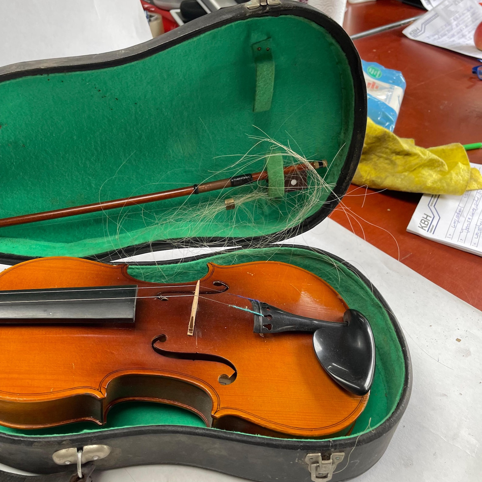 Vintage Chinese Lark Violin Made in Shangai Music Instrument Wood With ...