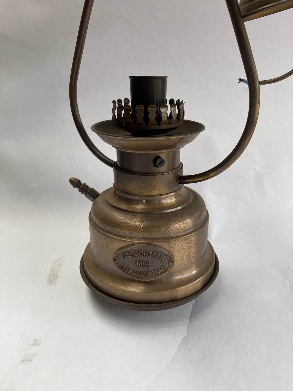 S.S. Puritan 1889 Fall River Line Vintage Ship Lamp Hanging Light ...