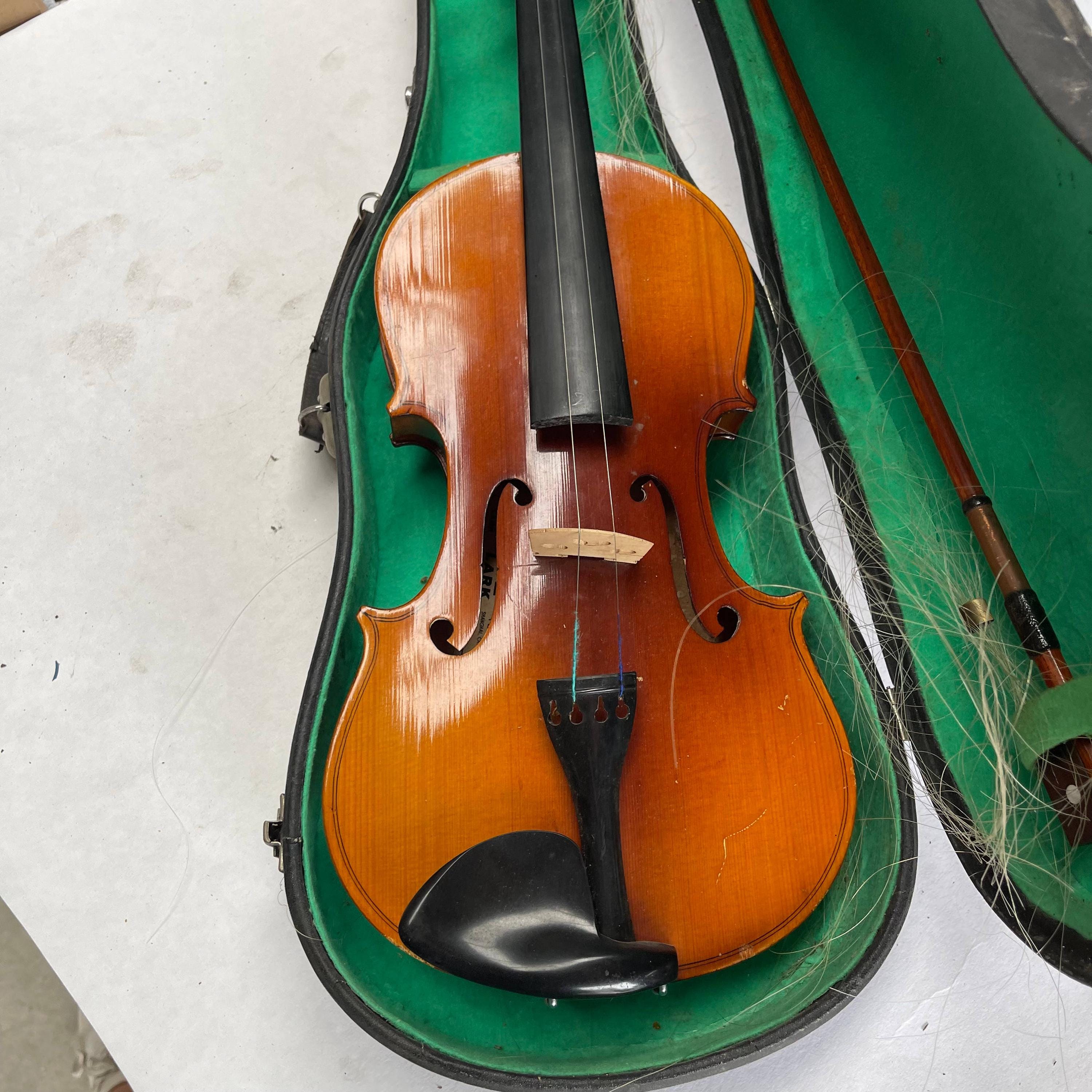 Vintage Chinese Lark Violin Made in Shangai Music Instrument Wood With ...