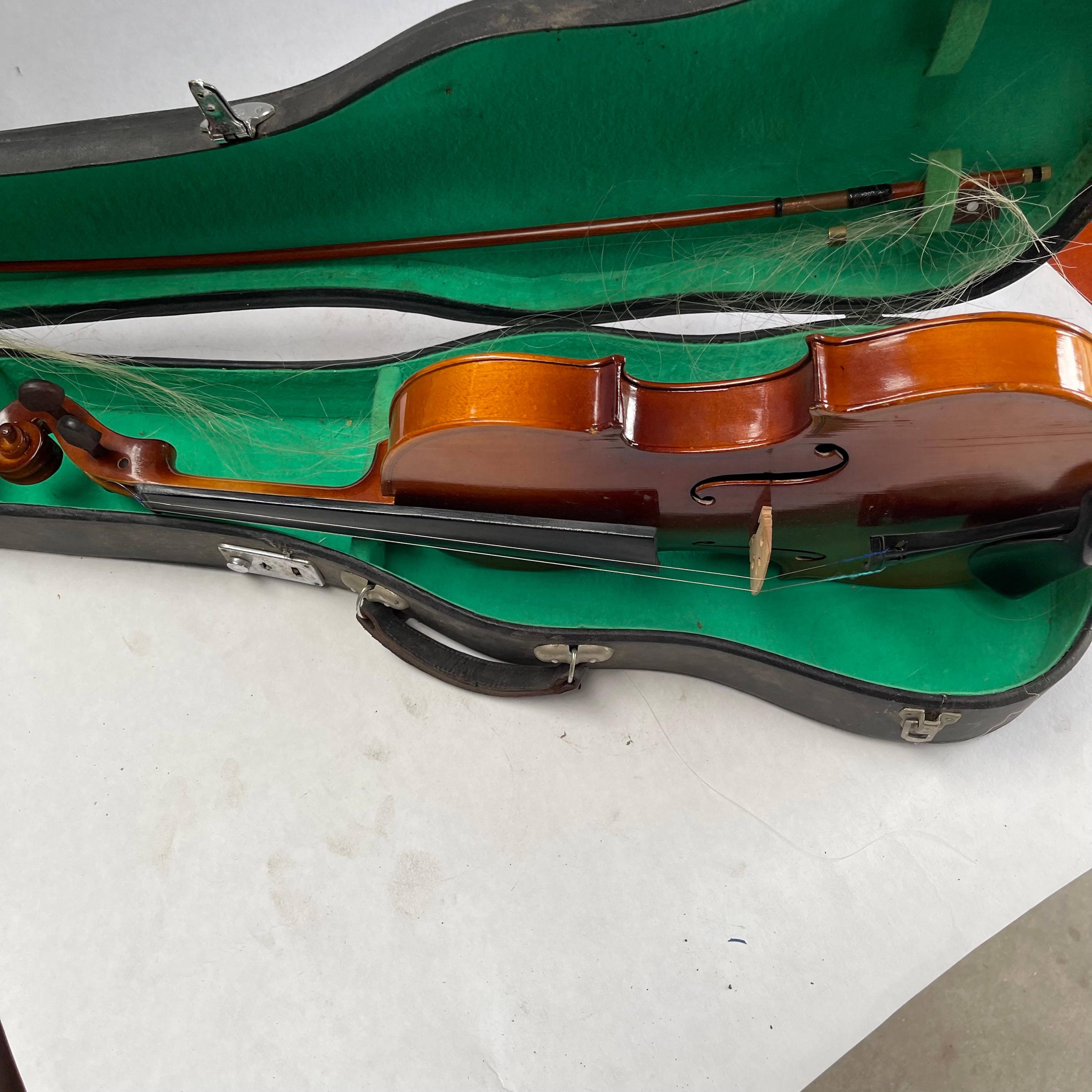 Vintage Chinese Lark Violin Made in Shangai Music Instrument Wood With ...