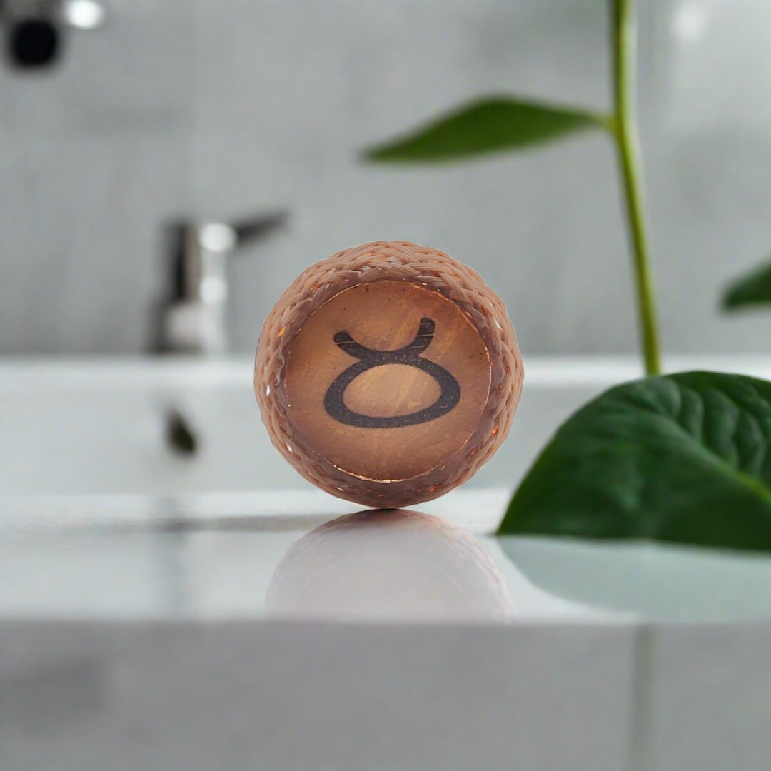 Taurus Bull Zodiac Fidget Stress Reliever Resin Worry Stone & Flexible ...