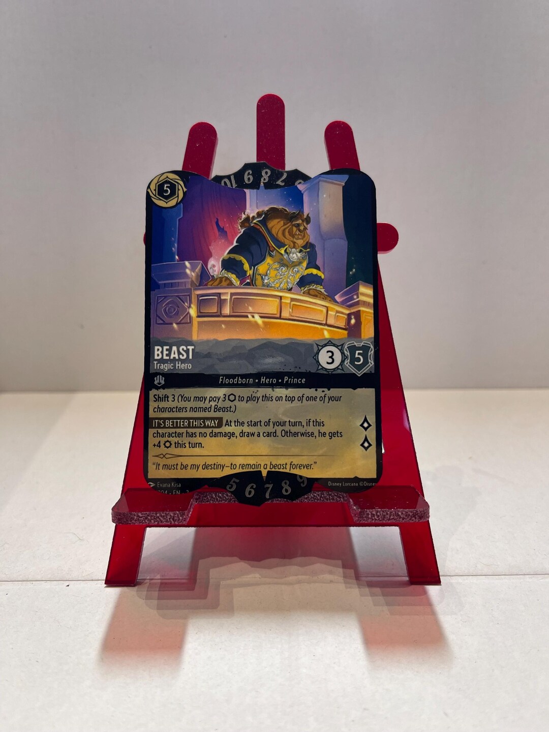 Lorcana 2 Player Lore Counter/tracker Beast Tragic Hero - Etsy