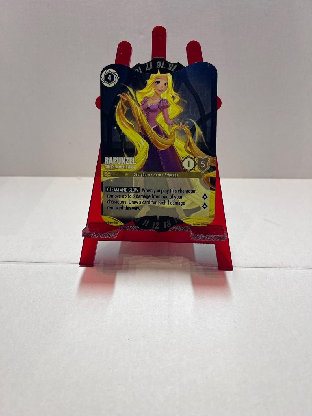 Lorcana 2 Player Lore Counter/tracker Enchanted Promo Rapunzel - Etsy