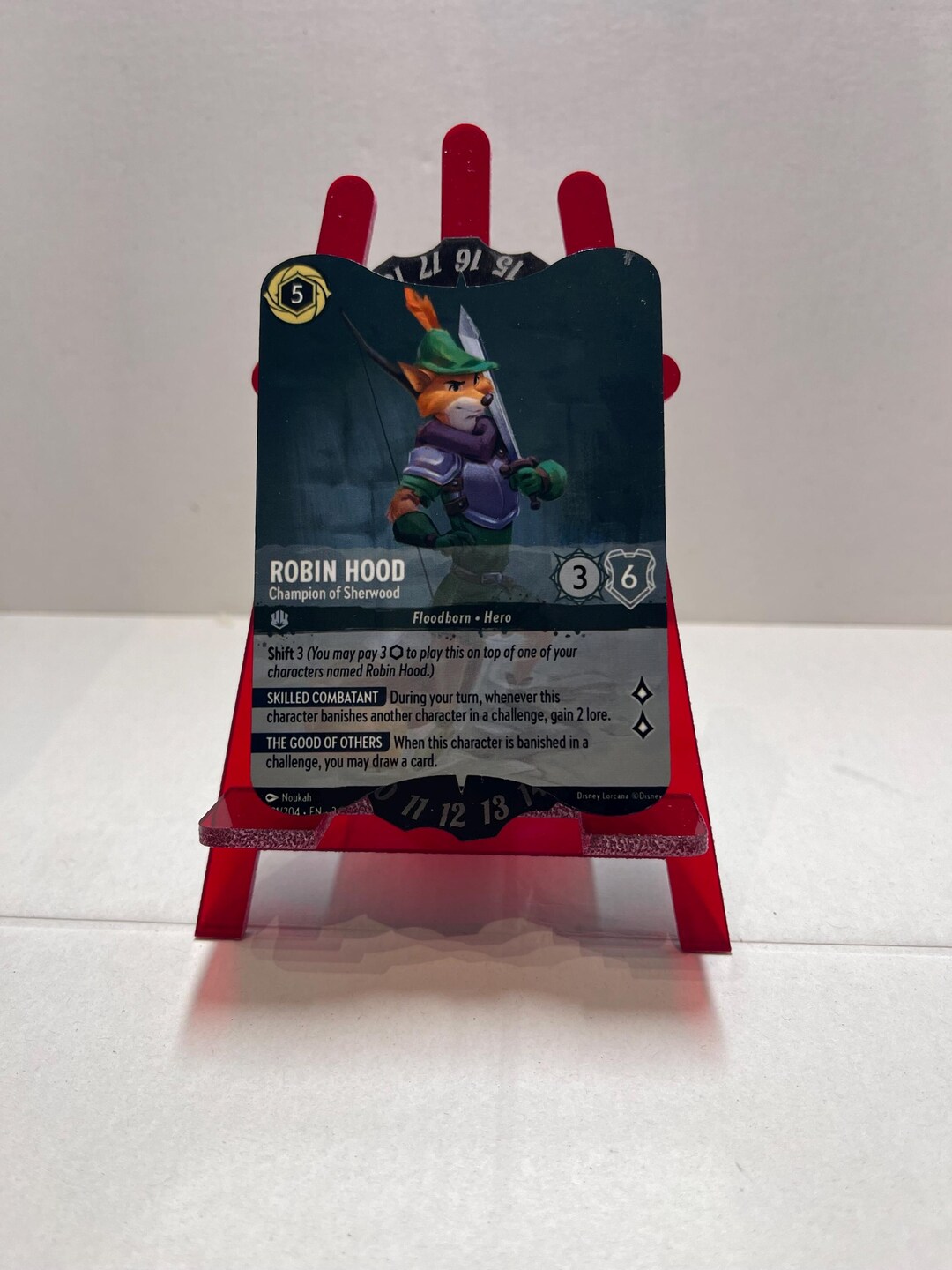 Lorcana 2 Player Lore Counter/tracker Enchanted Robin Hood - Etsy