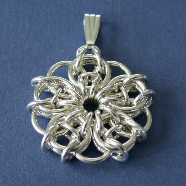 Chain Maille Pendant - Etsy