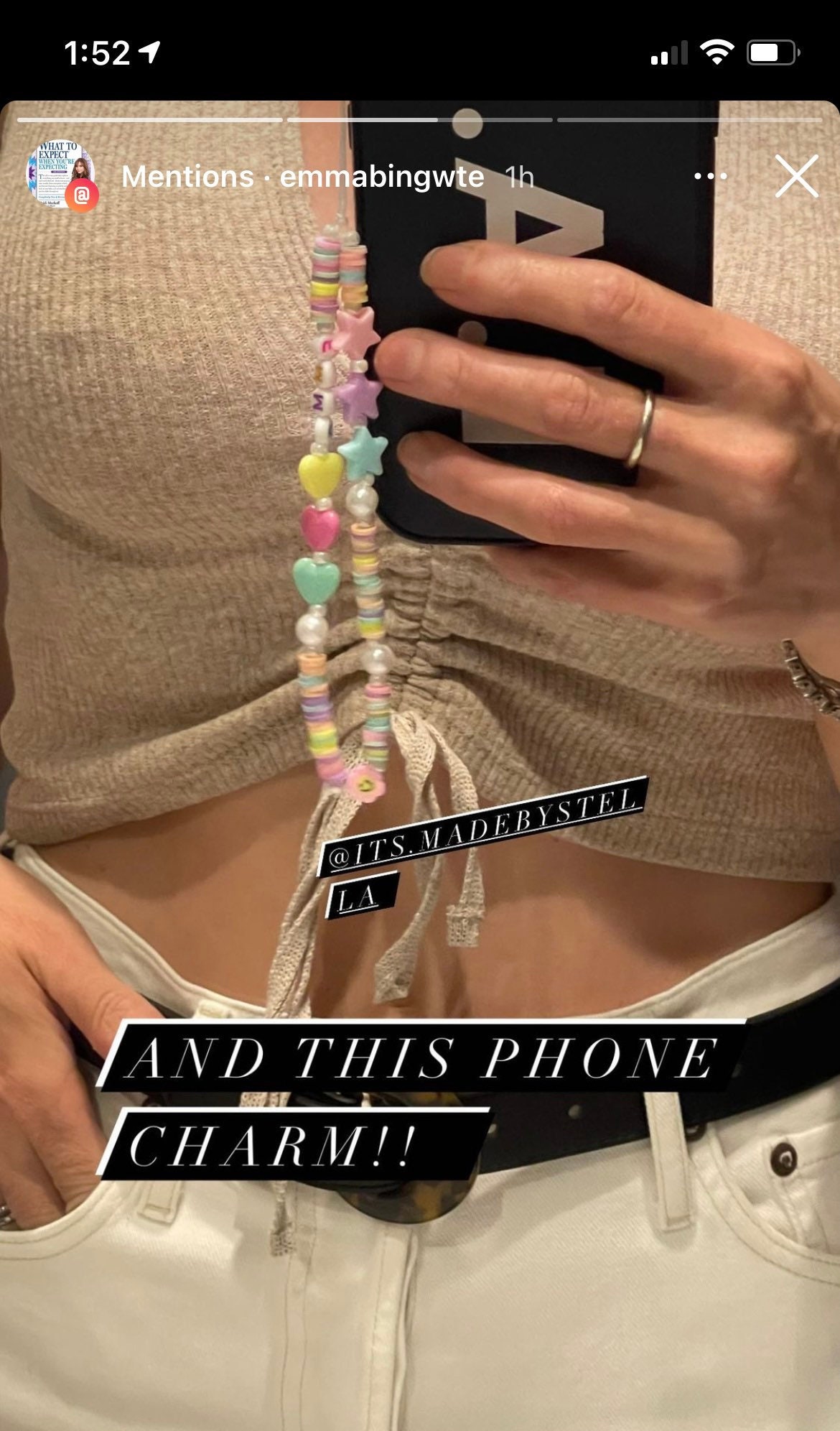 Cute & Girly Personalized Phone Charm | Etsy