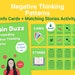 Negative Thinking Pattern Cards & Matching Stories Activity Kids ...