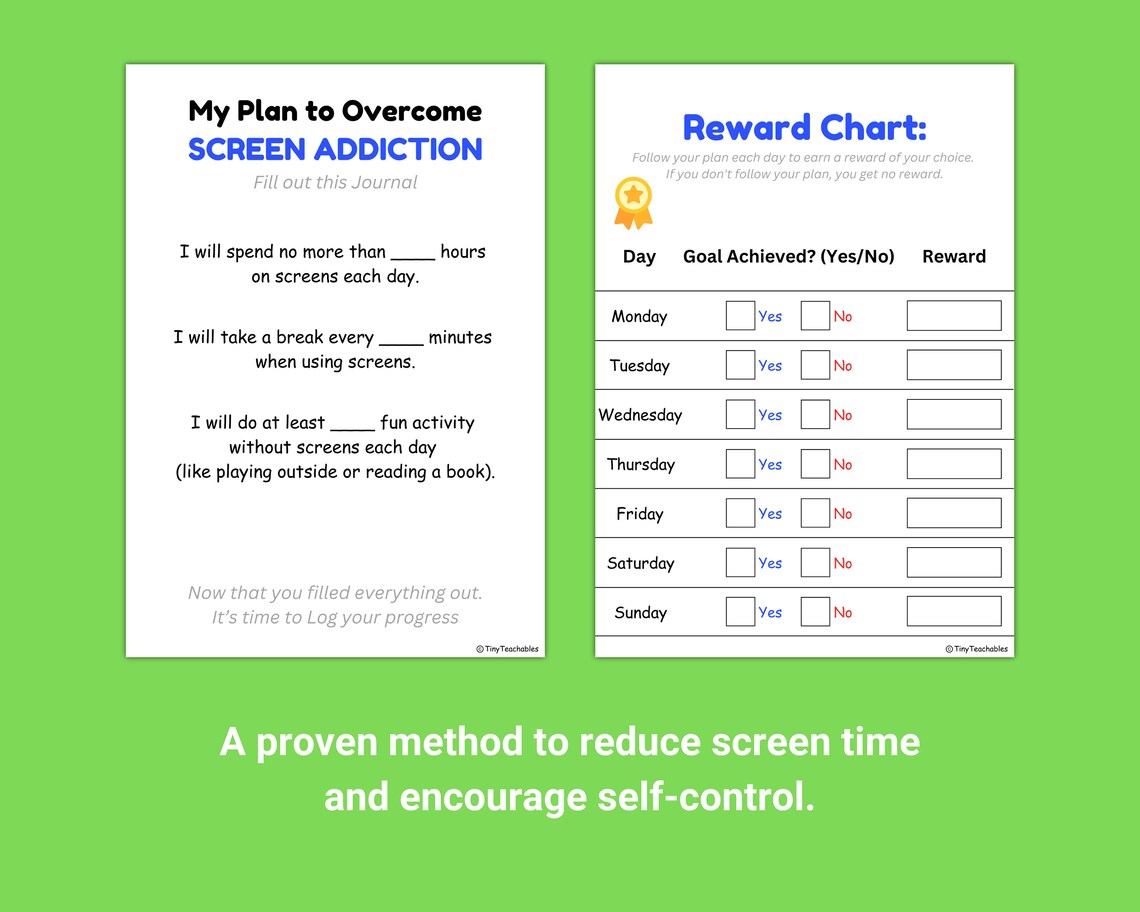 Kids Screen Addiction Mini Workbook Kids Therapy Psychologist Resources ...
