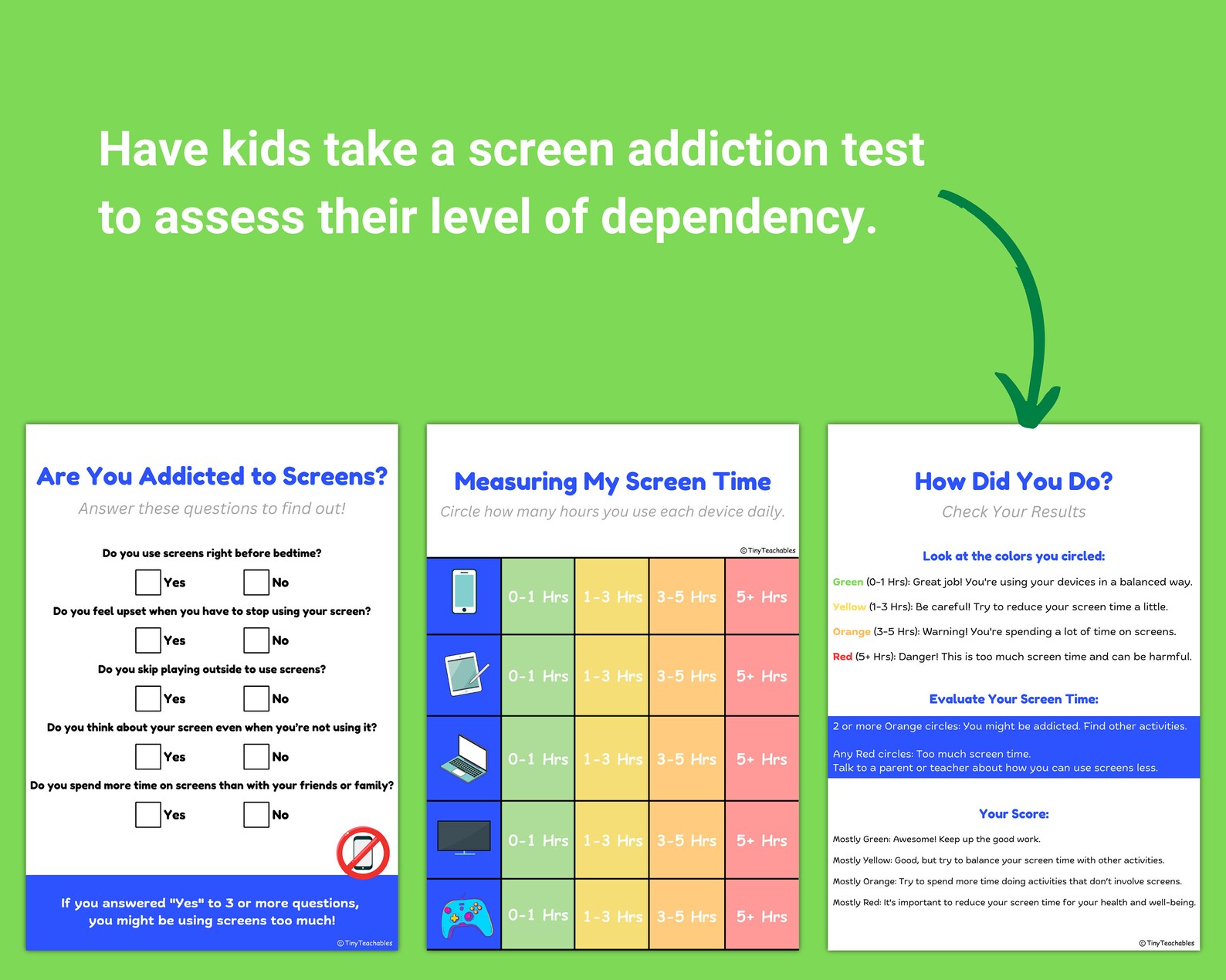 Kids Screen Addiction Mini Workbook Kids Therapy Psychologist Resources ...