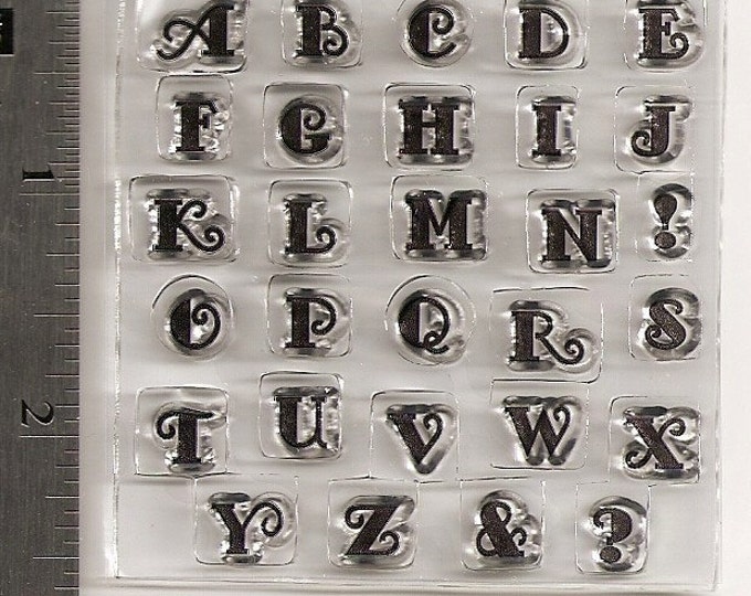 ALPHABET Studio G Clear Acrylic Stamps SERIES 25 - Etsy