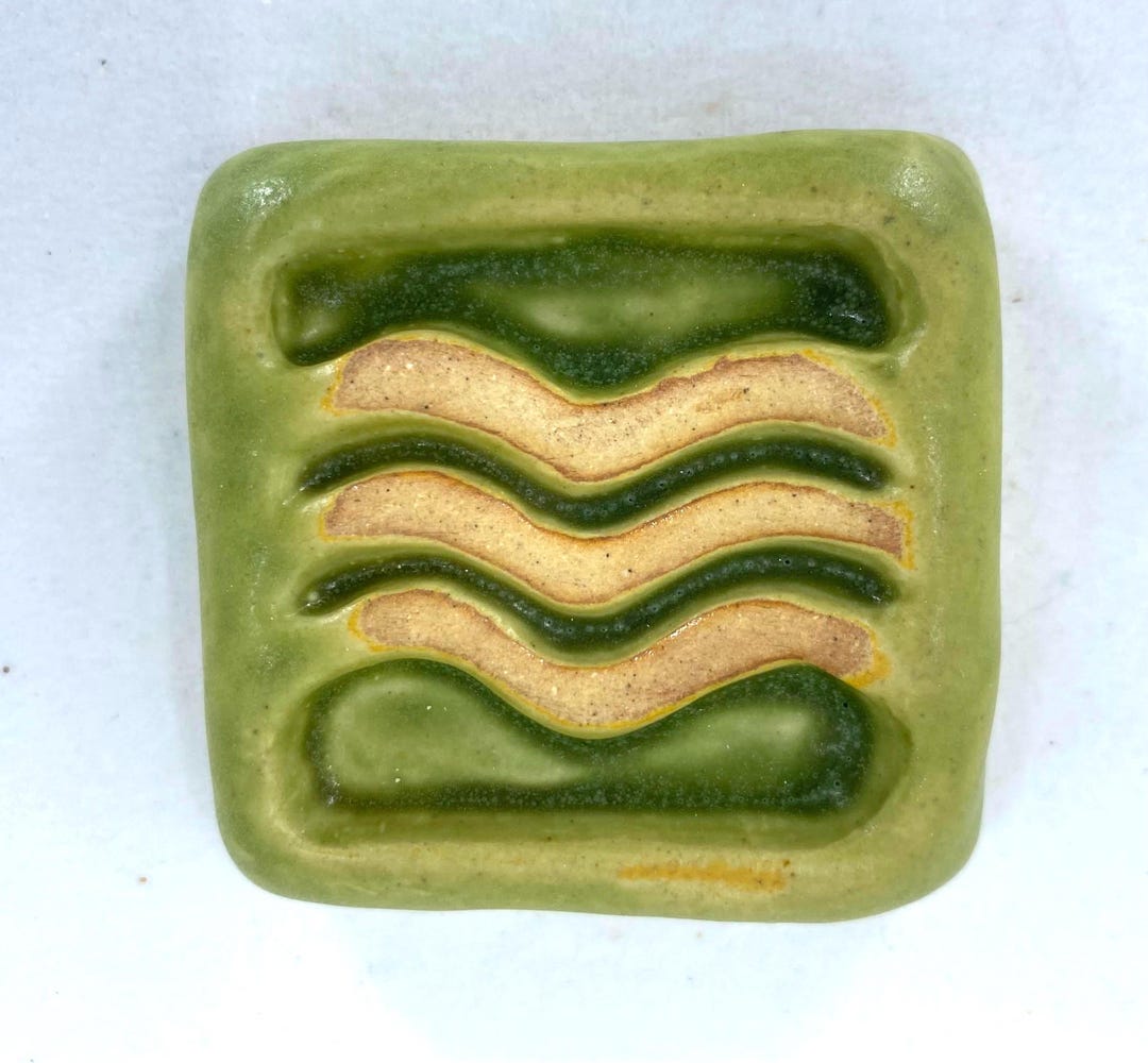 Waves 2x2" Ceramic Tile - Etsy