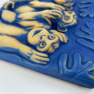 Monkey Trio 6x6 Tile - Etsy