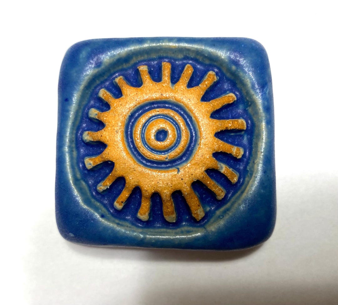 Solar 2x2" Ceramic Tile - Etsy