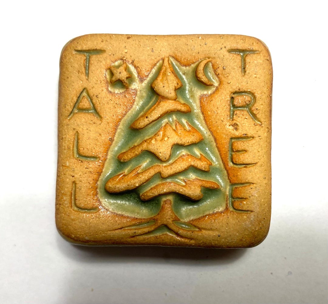 Tall Tree 2x2” Ceramic Tile - Etsy