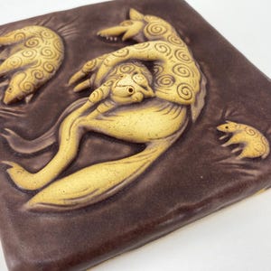 Wolf in Sheeps Clothing 6x6” Ceramic Art Tile - Etsy