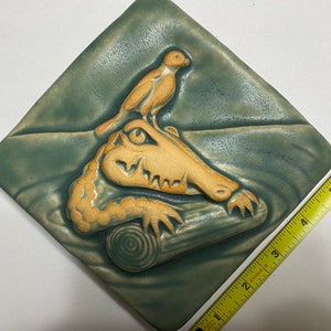 Crocodile Smile Tile 6x6 - Etsy