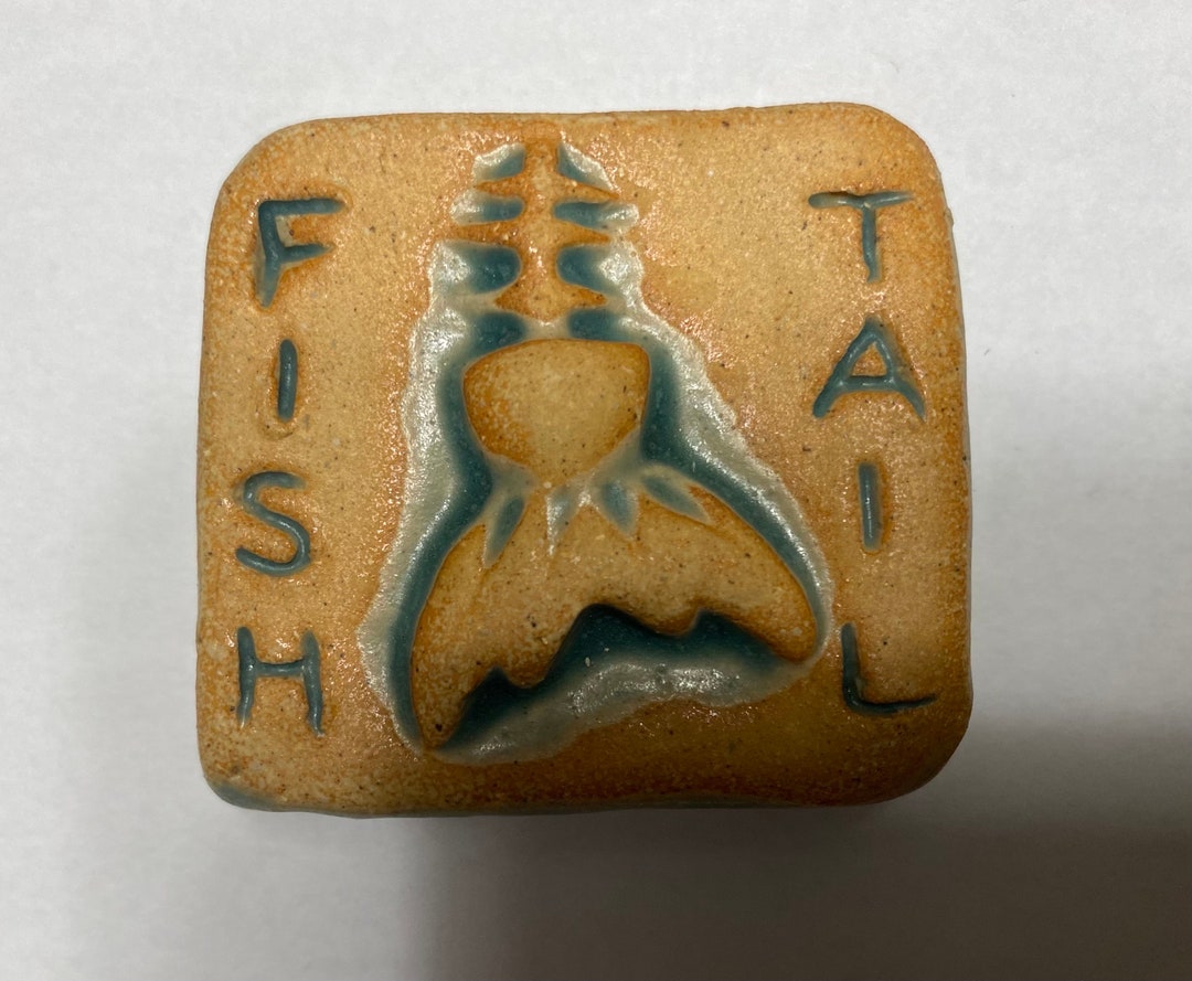 Fish Tail 2x2" Tile - Etsy