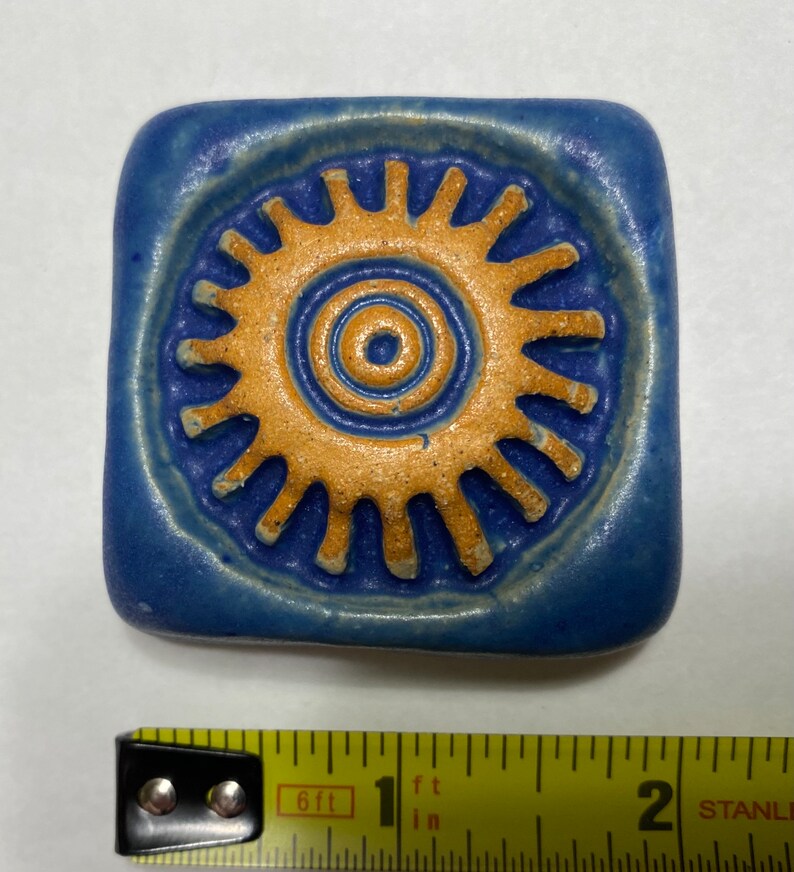 Solar 2x2" Ceramic Tile - Etsy