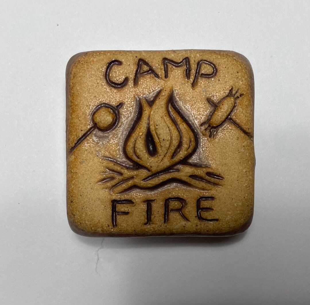Camp Fire 2x2 Tile - Etsy