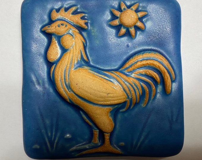 Rooster 4x4 Tile - Etsy