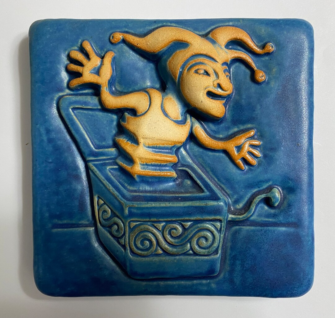 Jack in Box Tile 6x6 - Etsy