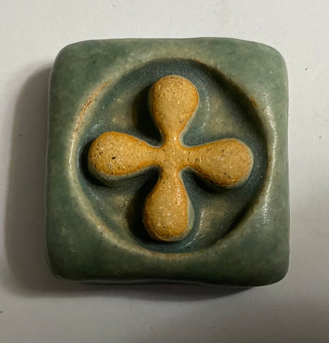 Clover Cross 2x2 Tile - Etsy