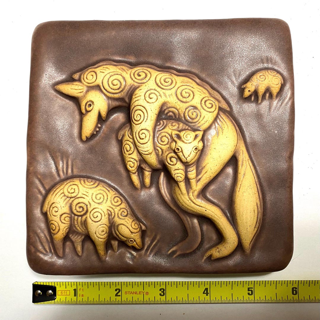 Wolf in Sheeps Clothing 6x6” Ceramic Art Tile - Etsy