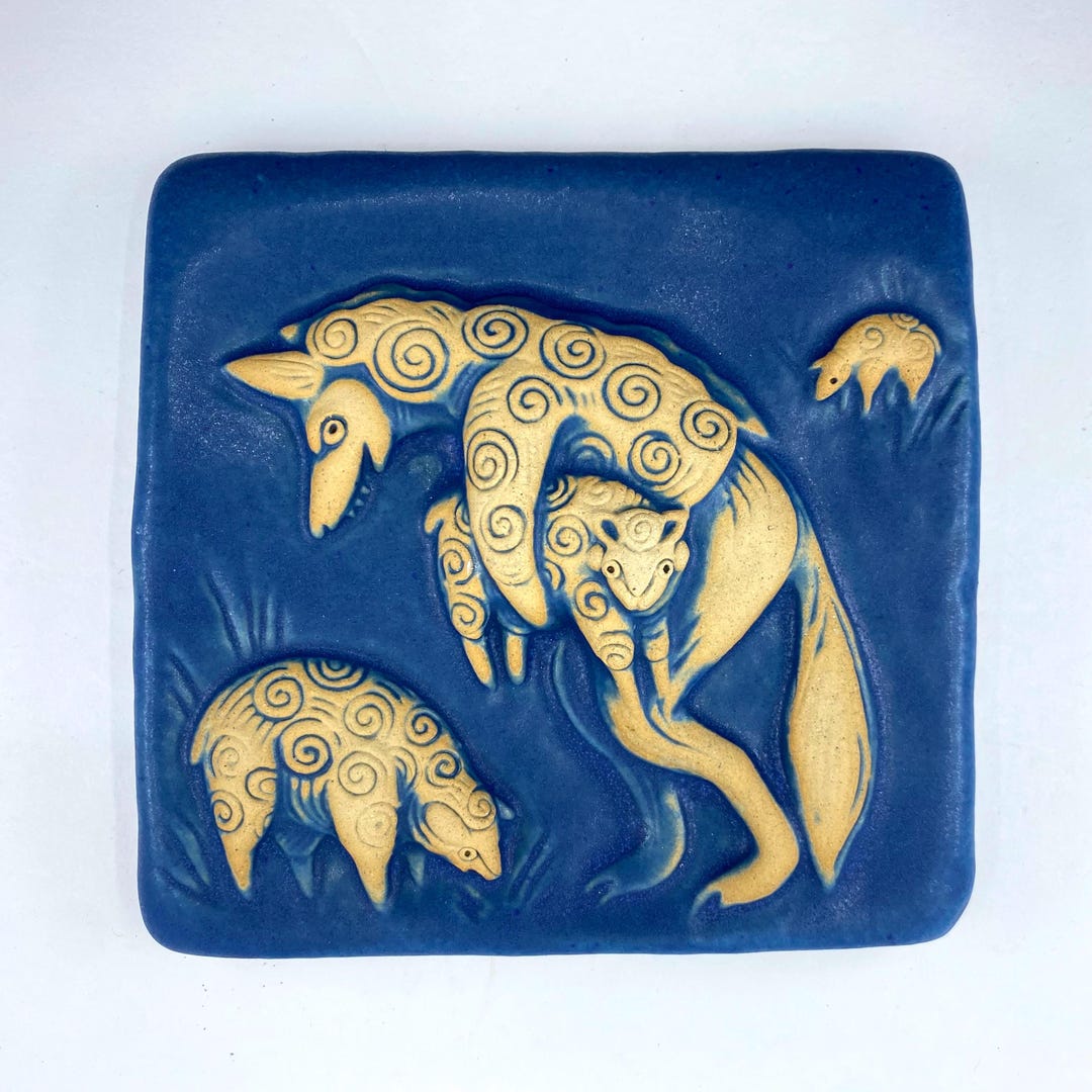 Wolf in Sheeps Clothing 6x6” Ceramic Art Tile - Etsy