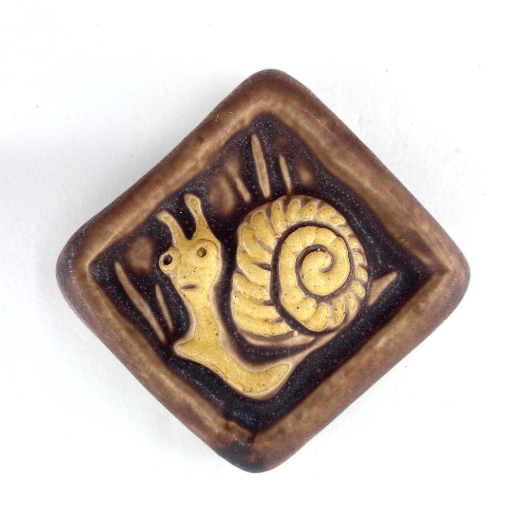 Snail 2x2" Ceramic Tile - Etsy