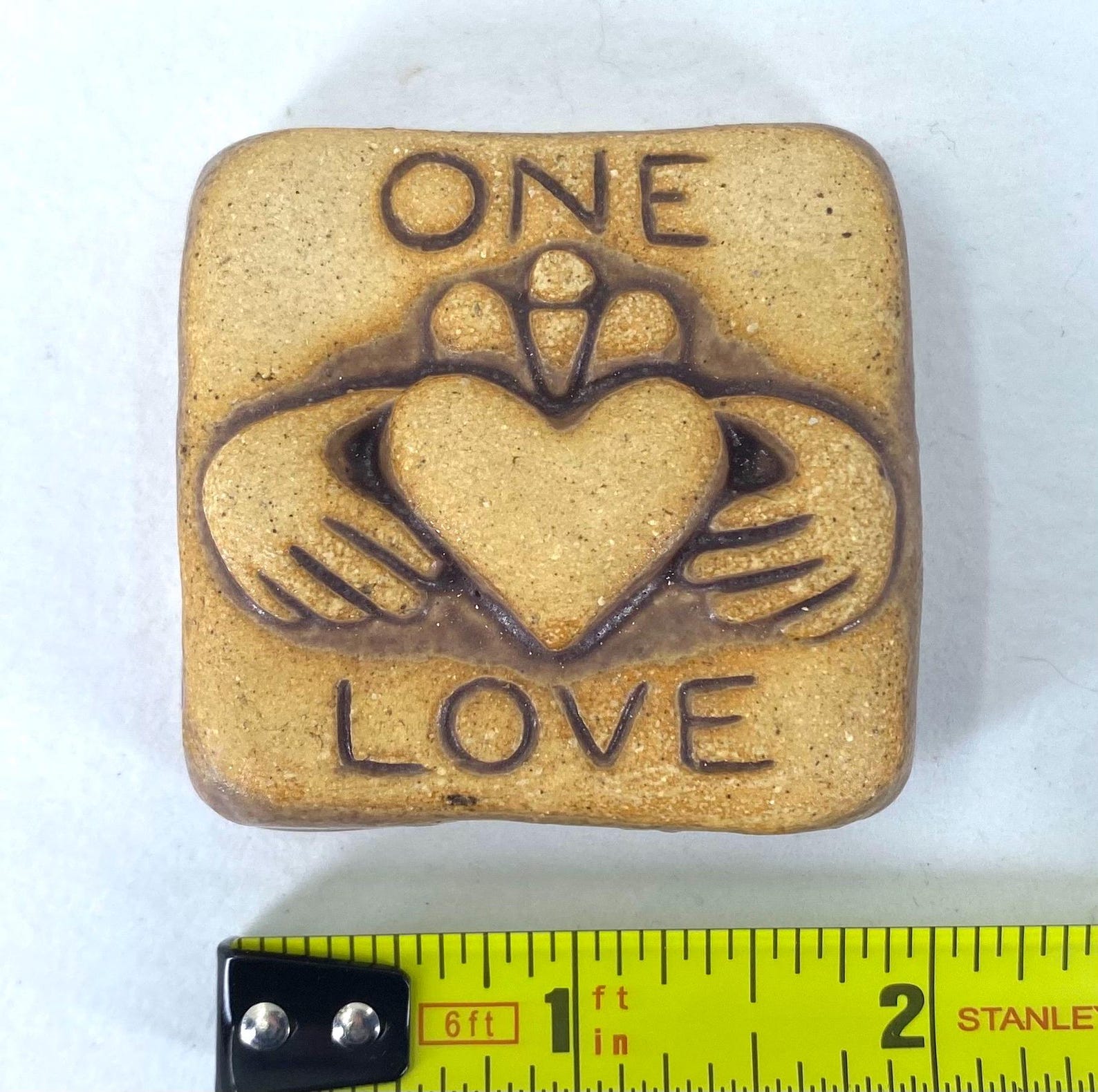 One Love 2x2" Ceramic Tile - Etsy