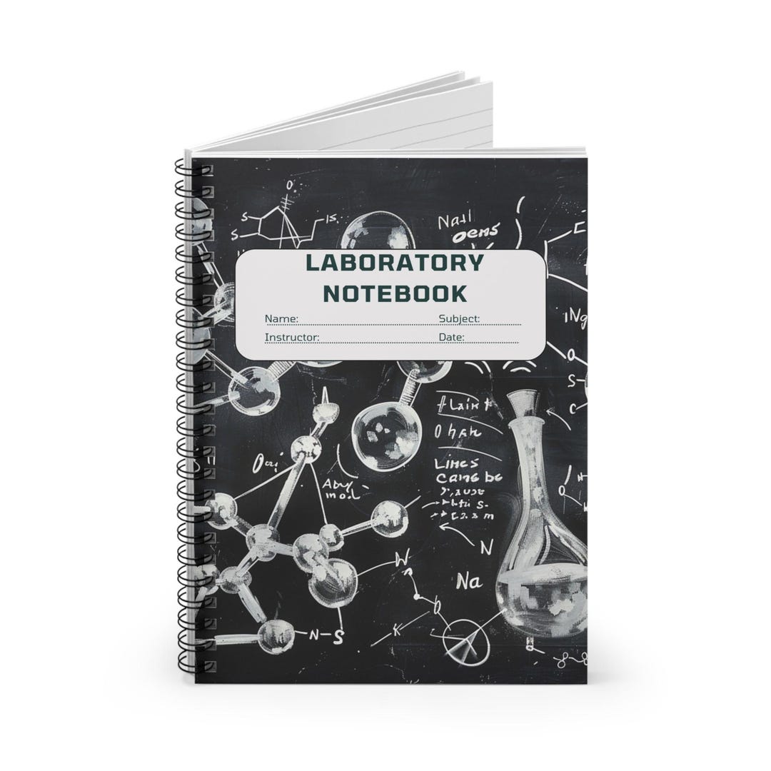 Laboratory Spiral Notebook - Perfect for Science Lovers & Students - Etsy