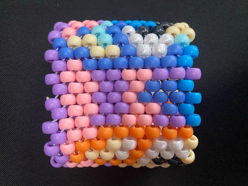 Custom Multi Stitch Bluey and Bingo Kandi Cuff :D - Etsy