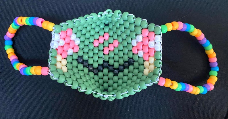 Kandi Frog Mask - Custom Colours :D - Etsy