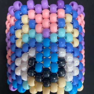 Custom Multi Stitch Bluey and Bingo Kandi Cuff :D - Etsy
