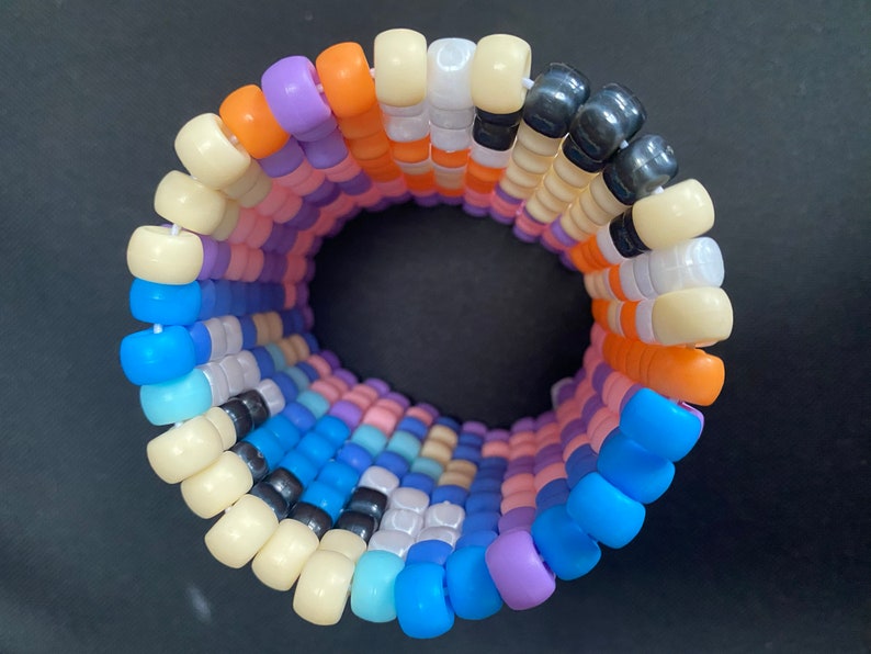 Custom Multi Stitch Kandi Cuff :D Read the Description! - Etsy
