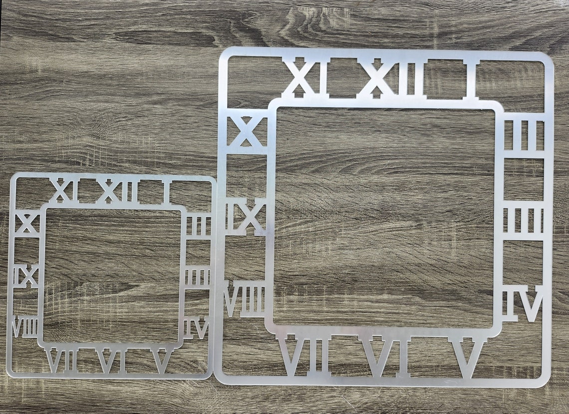 Square Acrylic Clock Face, Face Clock, Epoxy Clocks, Acrylic Supllier ...