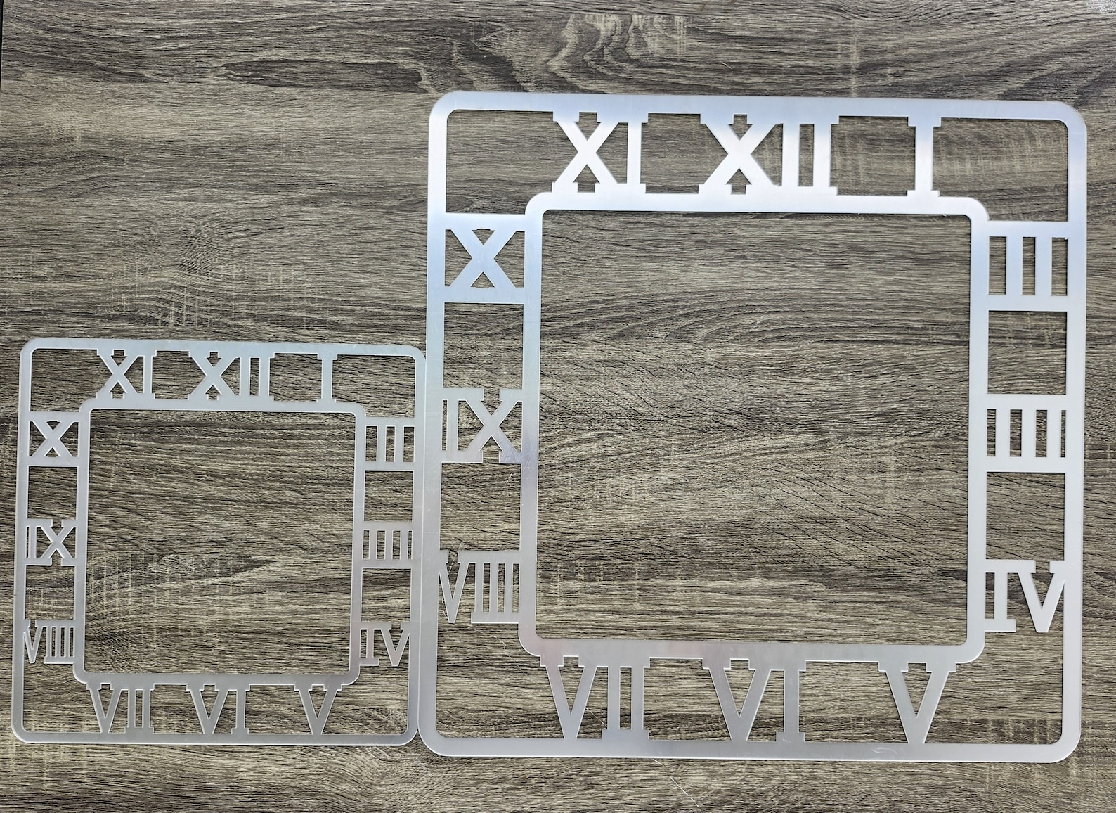 Square Acrylic Clock Face, Face Clock, Epoxy Clocks, Acrylic Supllier ...