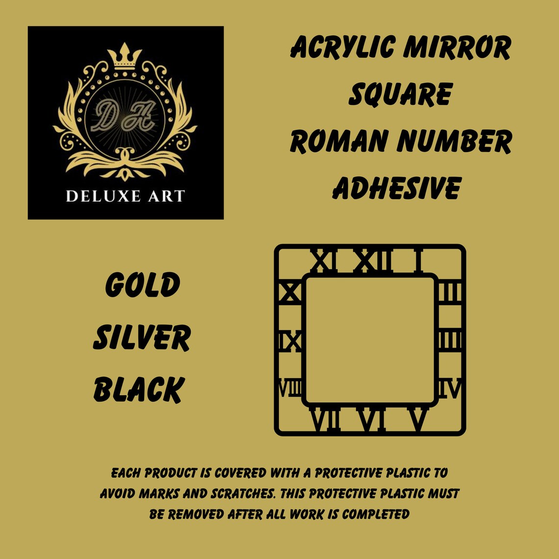 Square Acrylic Clock Face, Face Clock, Epoxy Clocks, Acrylic Supllier ...